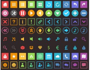 6000 Flat Buttons Icons Pack – Free Download – Unity Assets FREEDOM CLUB