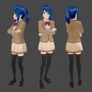 Aoi Character Pack – Free Download – Unity Assets FREEDOM CLUB