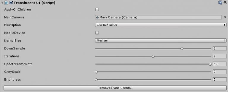 Translucent UI – Free Download – Unity Assets FREEDOM CLUB